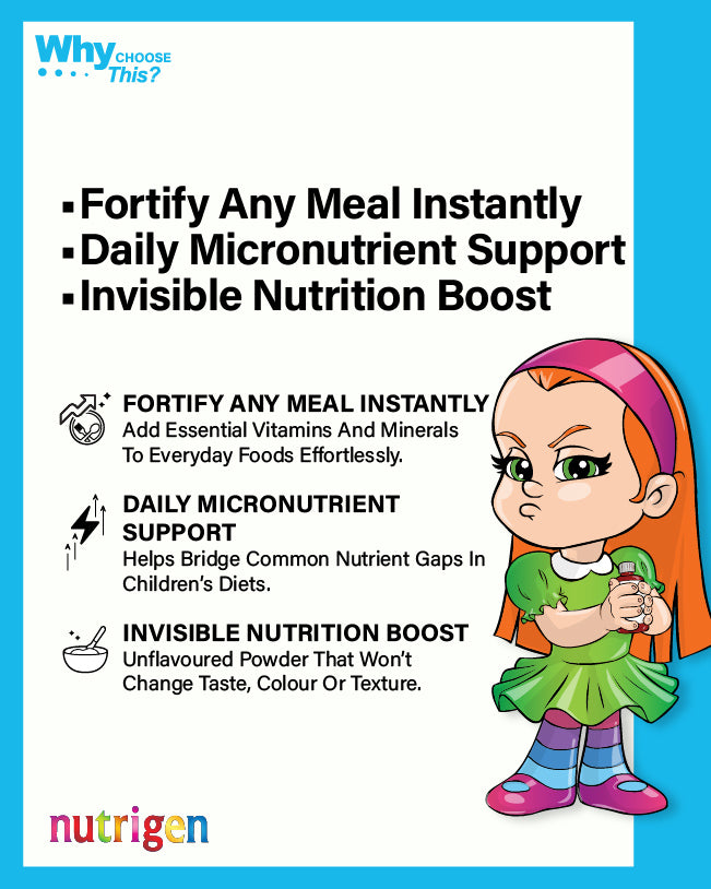Nutrigen Vitamixin Sprinkles | Multivitamin Food Fortification for Children